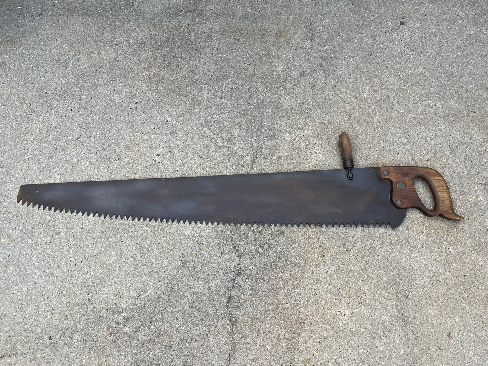 Antique Disston Saw With Helper Handle | eBay