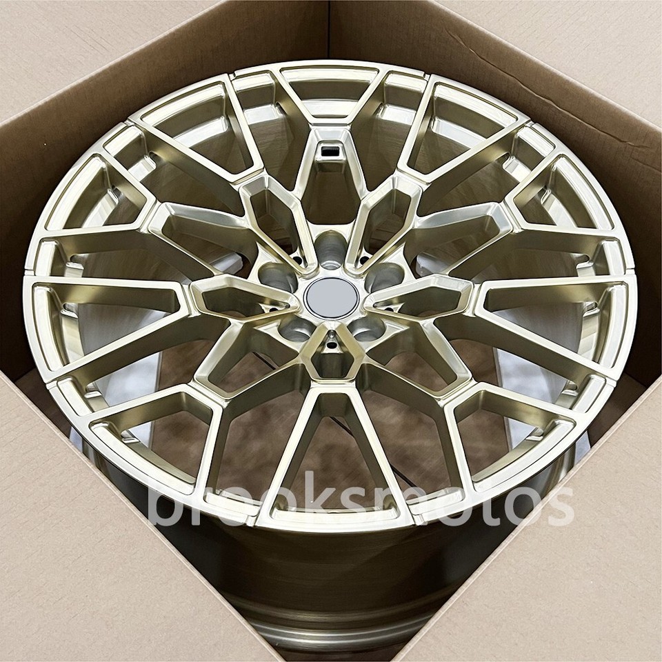 20" GOLD FORGED WHEELS RIM FIT FOR BMW M2 F87 M3 F80 M4 F82 83 20X9 ...