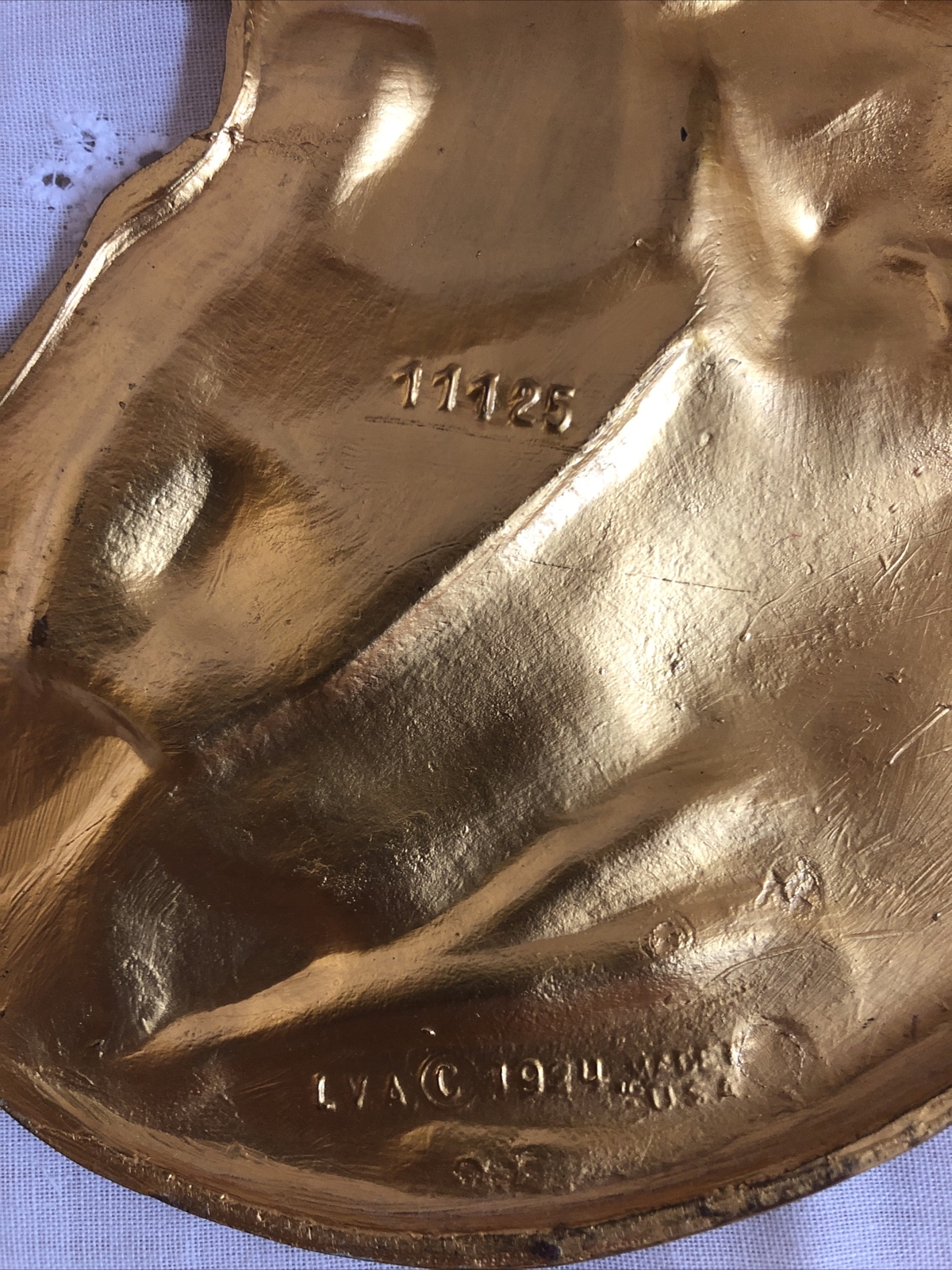 Vintage 1924 Brass Jesus Wall Plaque Louis Vincent Aronson | eBay