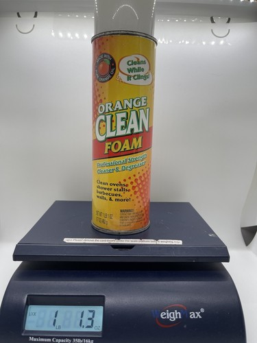 Vintage Retro Cleaning! ORANGE CLEAN Degreasing Foam Orange Glo 17 oz ...