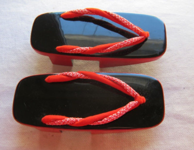 New Japanese Geta Sandals 7 3/4" Long VGC | eBay