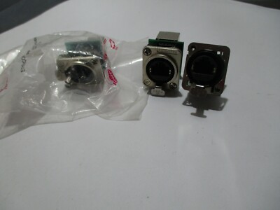 3 PCS Seetronic SE8FDP RJ-45 Ethernet Cat 5e Pass Through Panel Mount ...