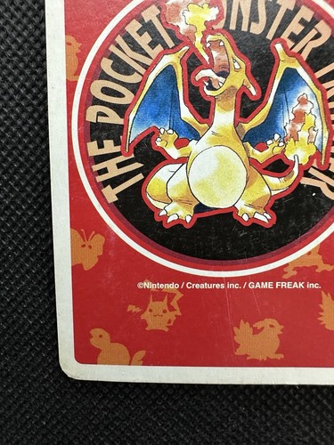 Pokemon Poliwhirl 3 of Heart Red Charizard Deck Playing Card Poker ...