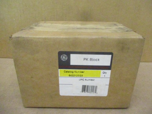 New General Electric Catalog Number 6422120G3 PK Block 52768DN | eBay