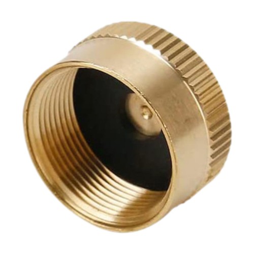 Propane Tank Cap Solid Brass Refill Propane Bottle Cap for Camping RV ...