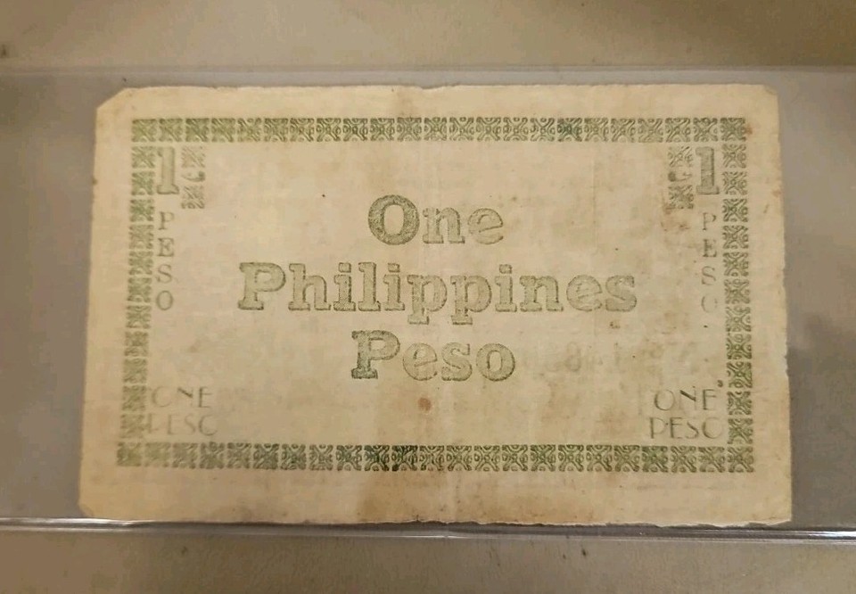 1943 Philippines 1 Peso Note | eBay