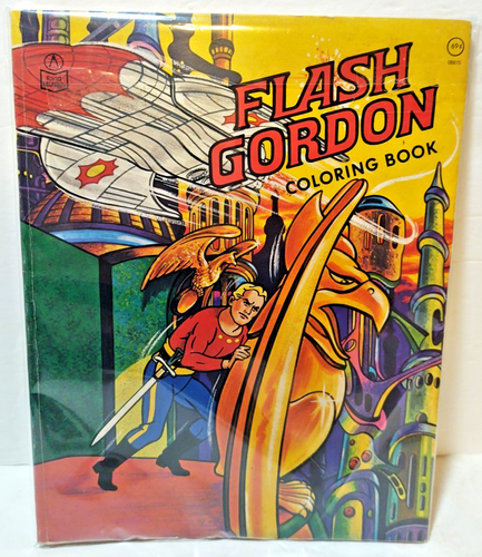 Flash Gordon Coloring Book Rand McNally Vintage 1980 Rare | eBay