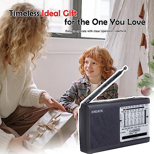 XHDATA D219 Portable AM FM Shortwave Radio Battery Operated Small Great ...