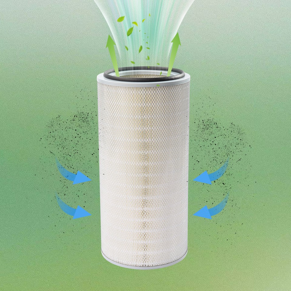 Filtration Accuracy Canister Dust Collector Filter Cartridge Filter ...