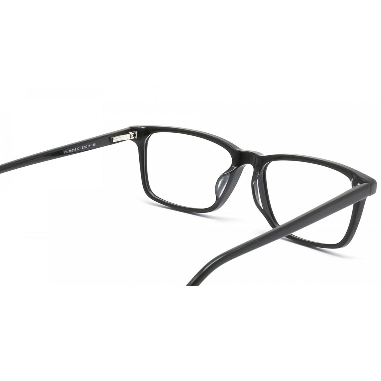 Rectangular Clear Acetate Glasses for Men Women Spring Hinges ...