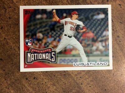 2010 Topps Update #US-183 Luis Atilano, Nationals rookie card nm | eBay