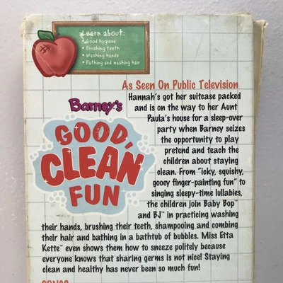 Barney & Friends Good Clean Fun! VHS Video | Grelly USA