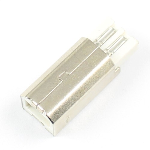 5Pcs USB 2.0 Type B 4 Pin Male Solder Plug Connector Socket For Printer ...