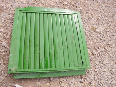John Deere JD Tractor Original WORKS radiator shutters shutter 16.5 x ...