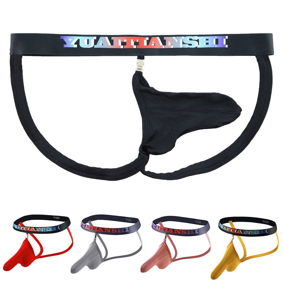 Mens Sexy Jock Strap Pouch Underwear Backless Jockstrap Briefs ...