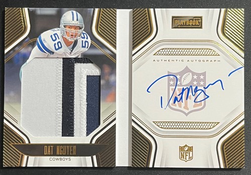 2022 PLAYBOOK DAT NGUYEN BOOKLET PATCH ON-CARD AUTO #90/99 COWBOYS | eBay