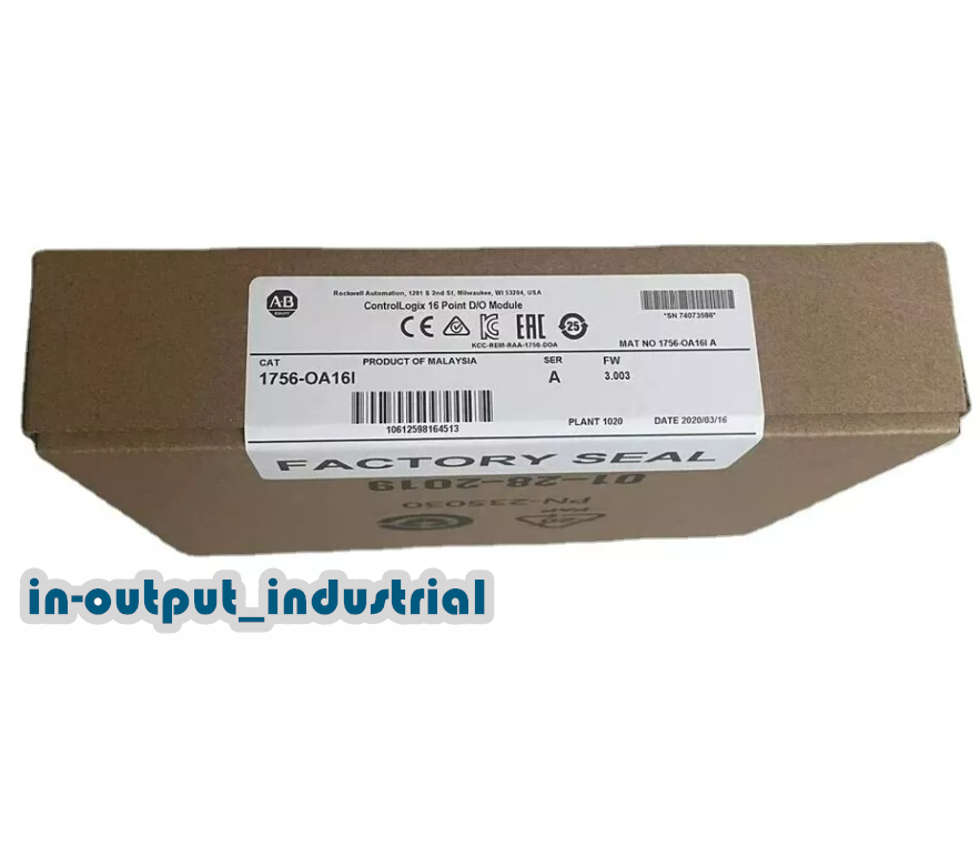 New Factory Sealed AB 1756-OA16I / A ControlLogix 16 Point D/O Module ...