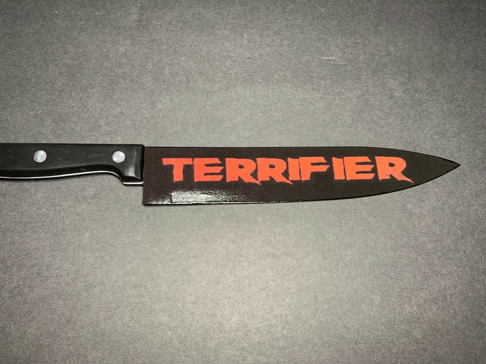 Terrifier Art the Clown 2016 Kitchen Knife With Sublimated Stand | eBay