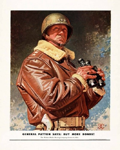 General George S. Patton "Old Blood and Guts" Says Buy More War Bonds ...