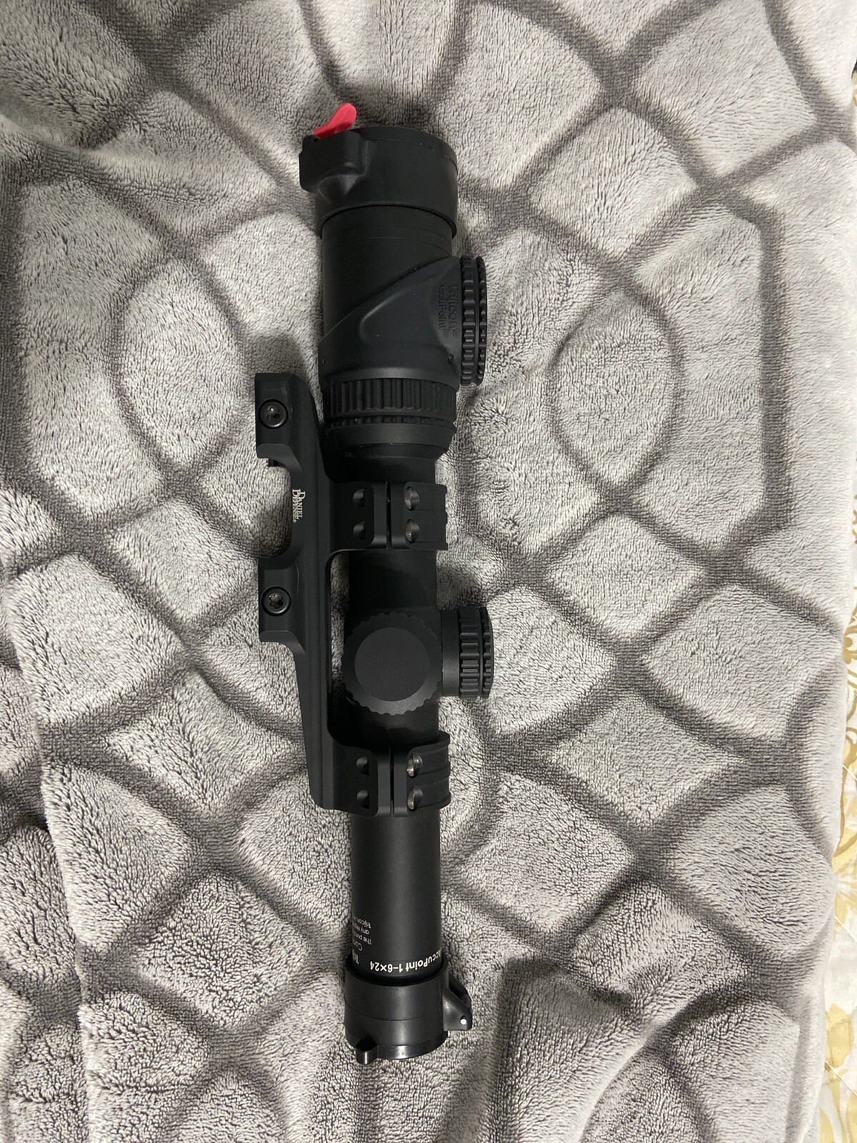 Trijicon AccuPoint 1-6x24 BAC Red Triangle Post Reticle 30mm - TR25-C ...