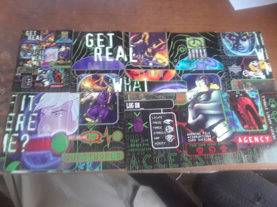 Upper Deck 1996 Jonny Quest Complete 10 Card Chase Quest Challenge QC01 ...