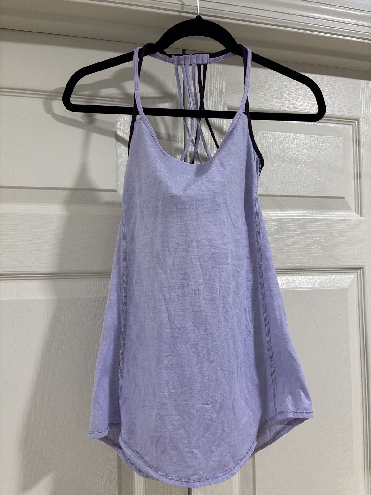 Lululemon Workout Tank Back Draped Open Built-in Str… - Gem