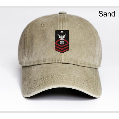 Navy Senior Chief Petty Officer Embroidered Hat, Baseball Cap, Veteran ...