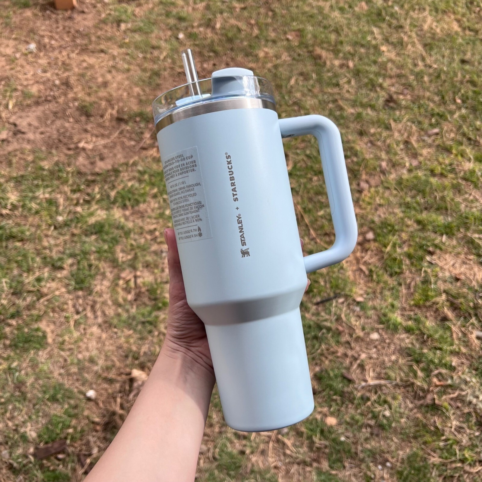 NWT Stanley Starbucks Collab Limited Edition Spring Blue Quencher 40oz ...