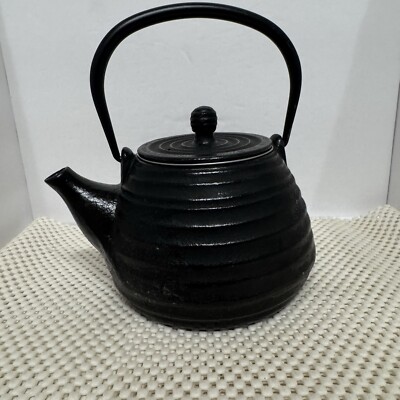 Kafuh Mini Cast Iron Tea Kettle Pot; Japanese Tea Heavy Black | eBay