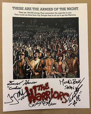 THE WARRIORS CAST SIGNED X5 PHOTO MICHAEL BECK AUTOGRAPHED JSA COA BAS ...