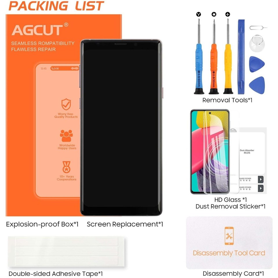 OLED for Samsung Galaxy Note9 Replacement N9600 Screen Digitizer Touch ...