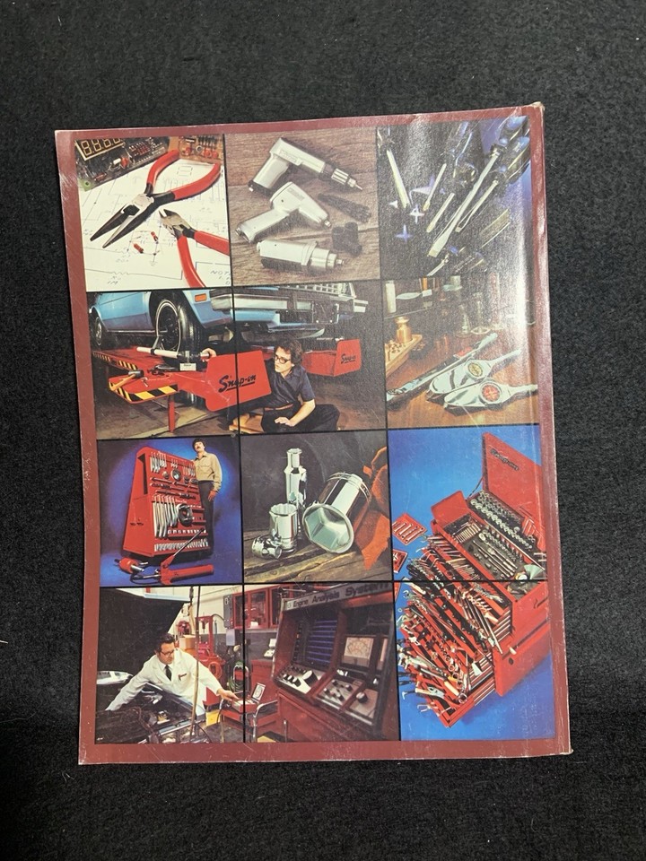 Snap On Tools-Dealer Representative Catalog- 1983 Good Condition | eBay