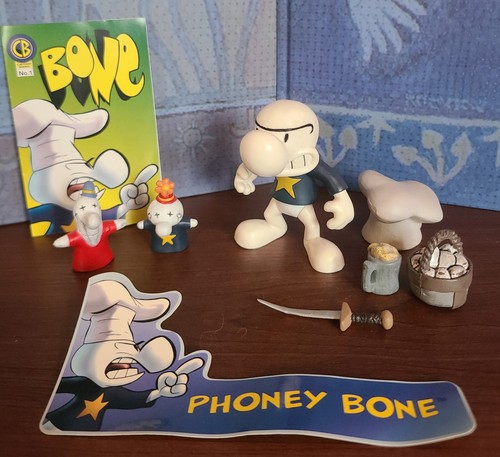 Phoney Bone - Jeff Smith's Bone, Series 2 Action Figure, ReSaurus, 2001 ...