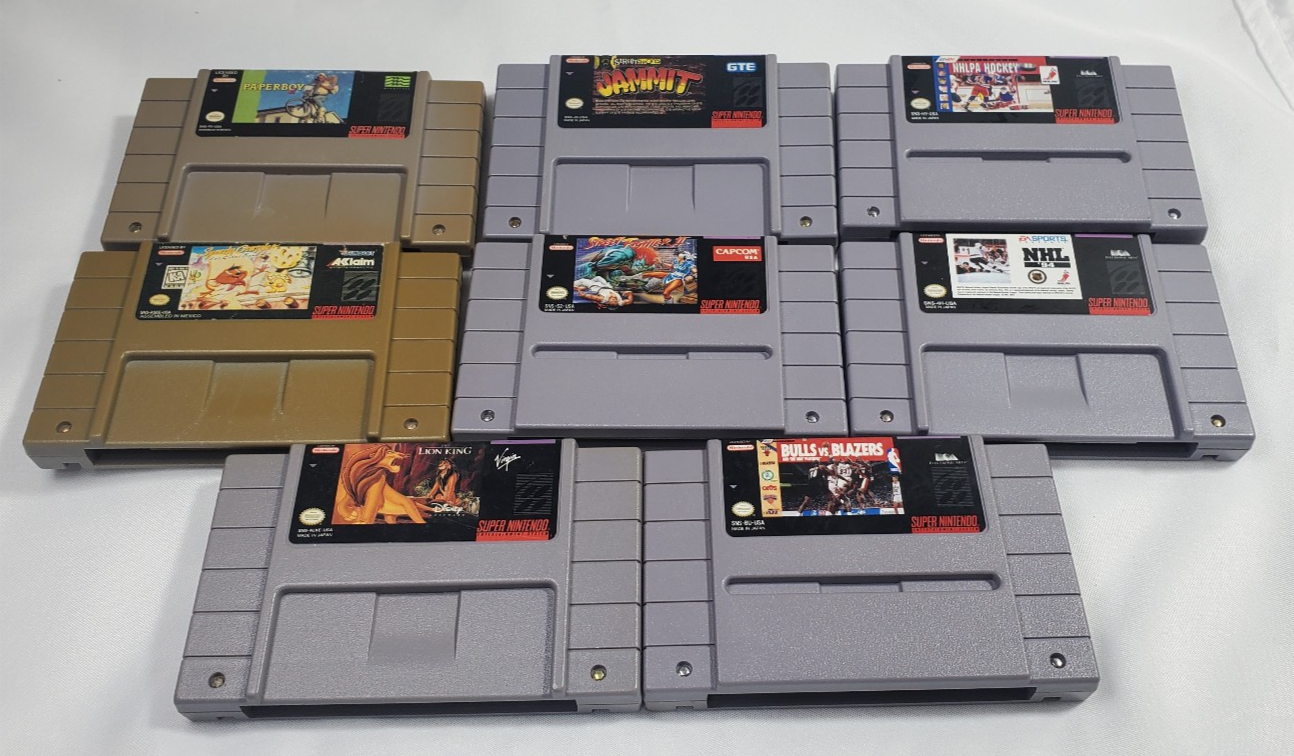 Super Nintendo (SNES) Games Lot Of 8 TESTED | eBay