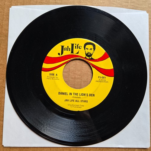 JAH LIFE ALL STARS Daniel In The Lion's Den 45 7" Record Vinyl ROOTS ...