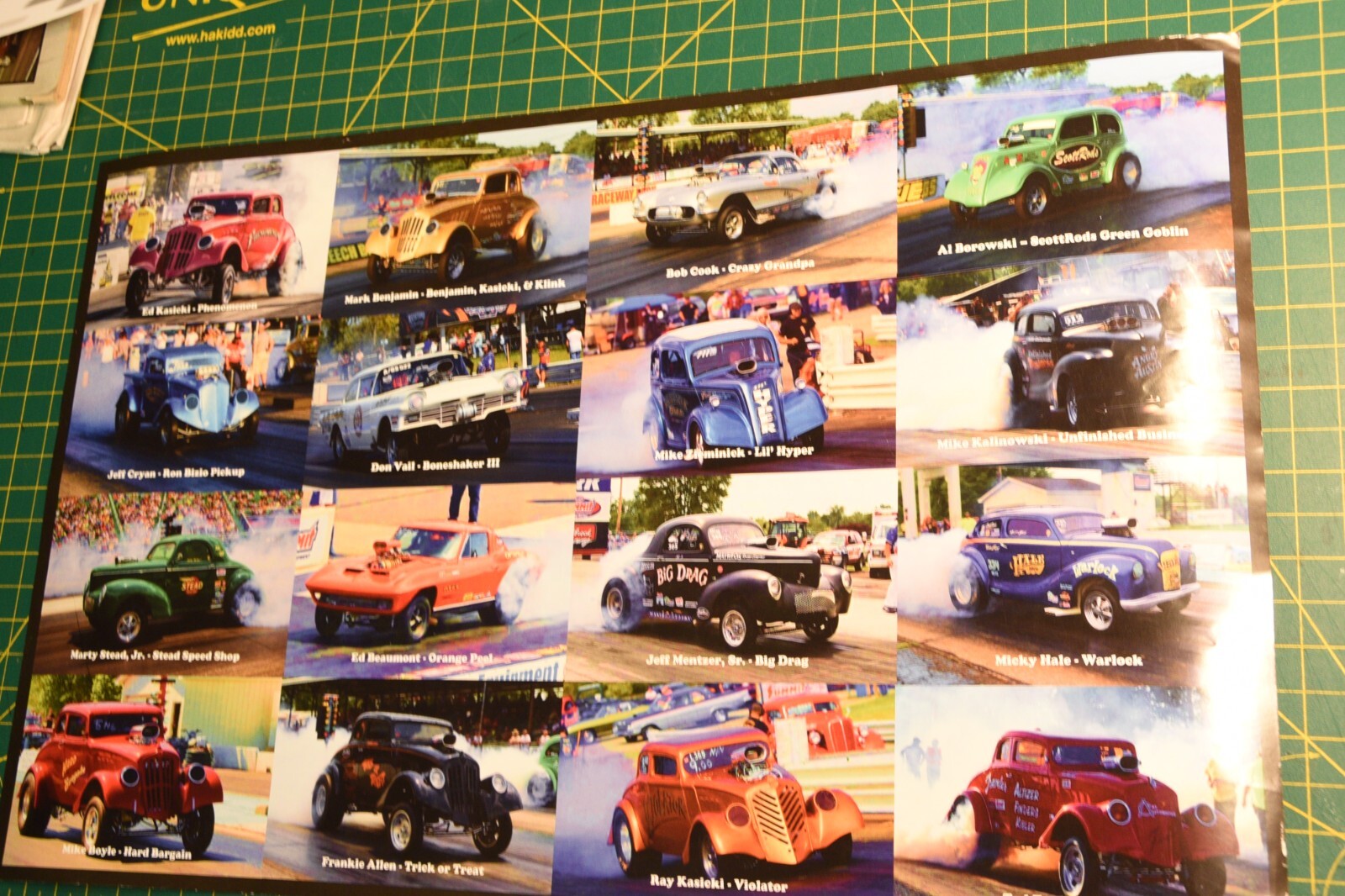 SCOTTS RODS AA/GS WILLYS CORVETTE ANGLIA GASSERS POSTER!! | eBay