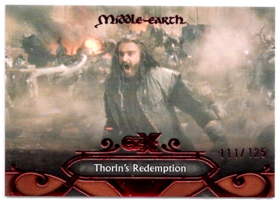 CRYPTOZOIC CZX MIDDLE EARTH RED PARALLEL BASE CARD /125 THORIN'S ...