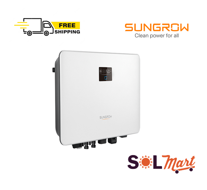 SUNGROW SG5.0RS 5kW 1 Phase 2 MPPT Solar Inverter with WIFI - 10 Year ...