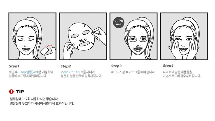 CNP Laboratory Quick Soothing SOS Mask (5 sheets / 10 sheets) Korean ...