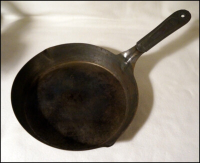 Vintage Metal Cowboy Campfire Frying Pan/Skillet #80 (11 in) USA Made # ...