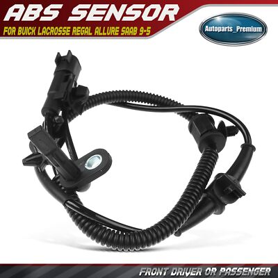 Front Side ABS Wheel Speed Sensor for Buick LaCrosse Regal Allure Saab ...