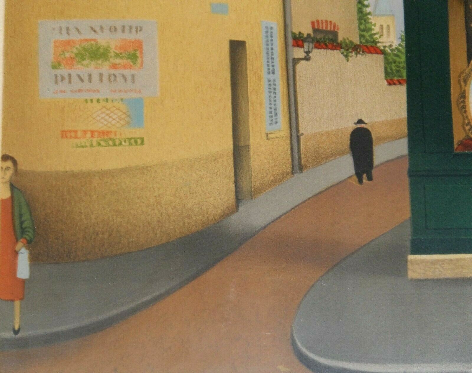 RENE RIMBERT ARTIST SIGNED LITHOGRAPH OF FRENCH STREET SCENE | eBay