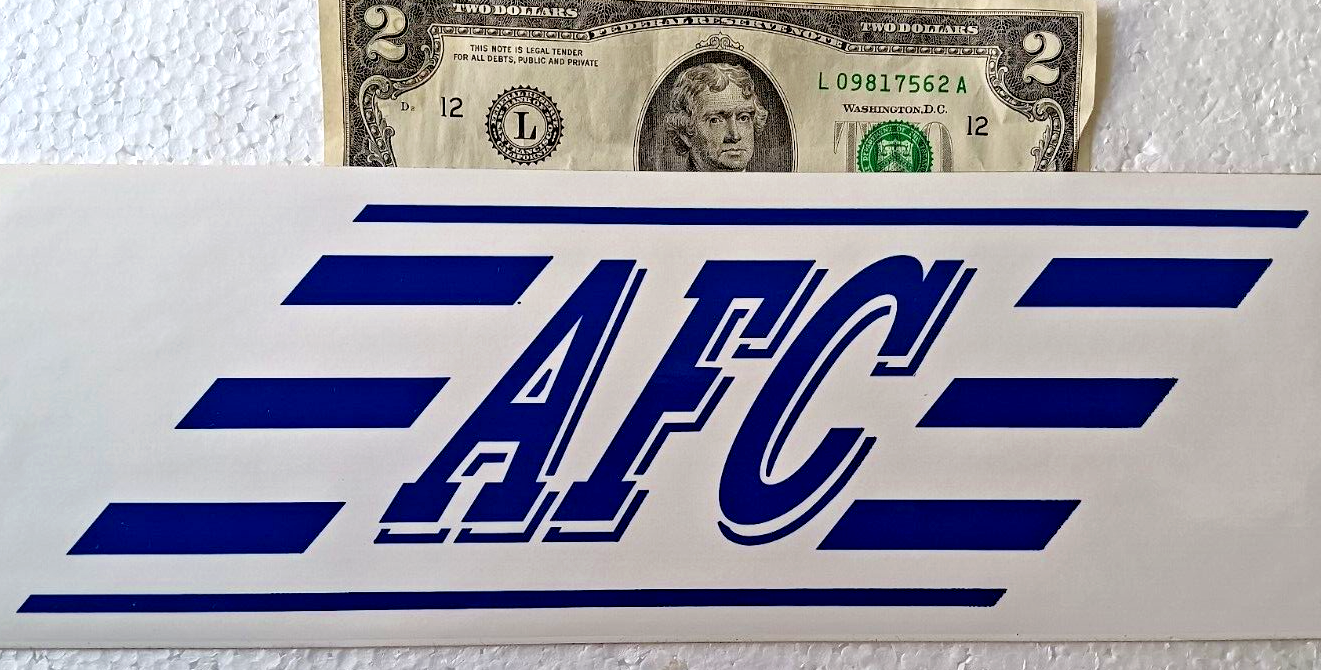 AFC Spray Booths NASCAR NHRA Racing Decal / Sticker 10.5" x 3.75" | eBay