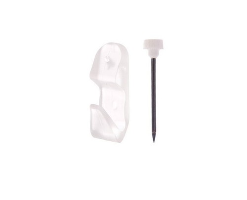 Lot 8 crochets résine transparente N°2 fixation tableau cadre 12kg ...