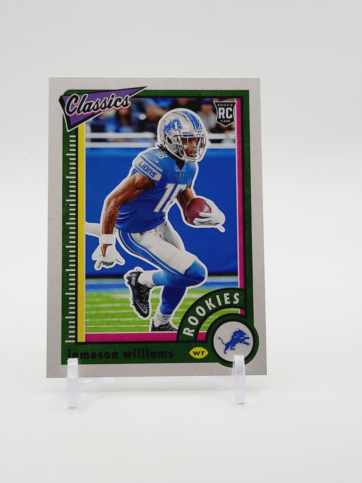 Jameson Williams ROOKIE CARD 2022 Panini Classics #166 Detroit Lions ...