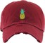 Pineapple Embroidery Dad Hat Baseball Cap Unconstructed | eBay
