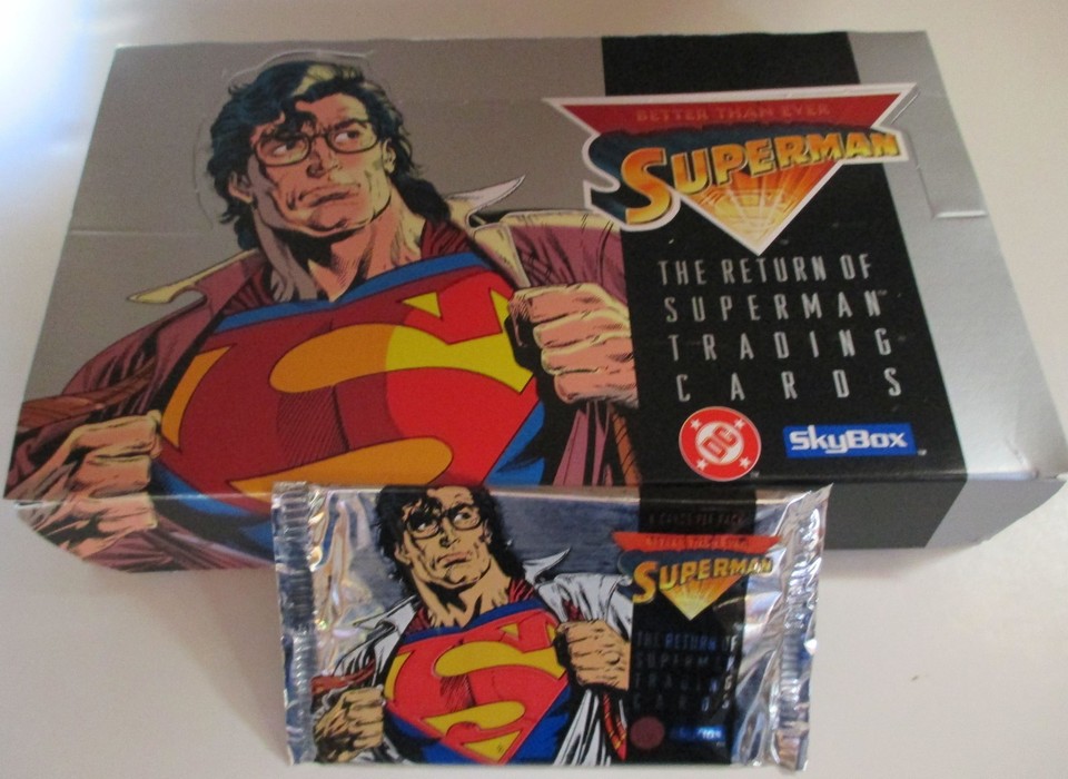 One PACK The Return of Superman 1993 Trading Card Comic Characters Gift ...