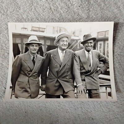 Joe Schenk Darryl F. Zanuck Douglas Fairbanks 1934 Candid Orig 6x8 ...