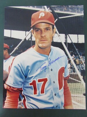Terry Harmon Phillies Signed/Autographed 8x10 Photo PASS 127539 | eBay
