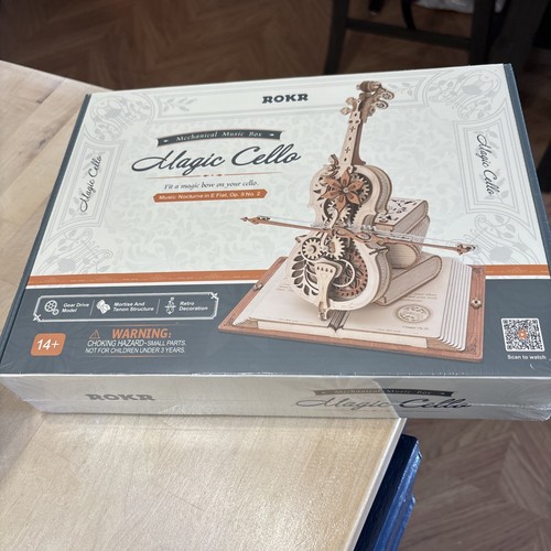 ROKR Magic Cello Mechanical Music Box **New & Sealed** | eBay